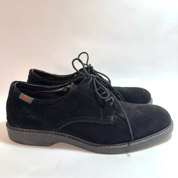 Bass | Shoes | Bass Pasadena Black Suede Leather Laceup Oxford Dress ...
